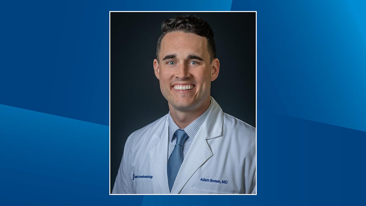 Fist Bump for Adam Brown, MD | Duke Department of Anesthesiology