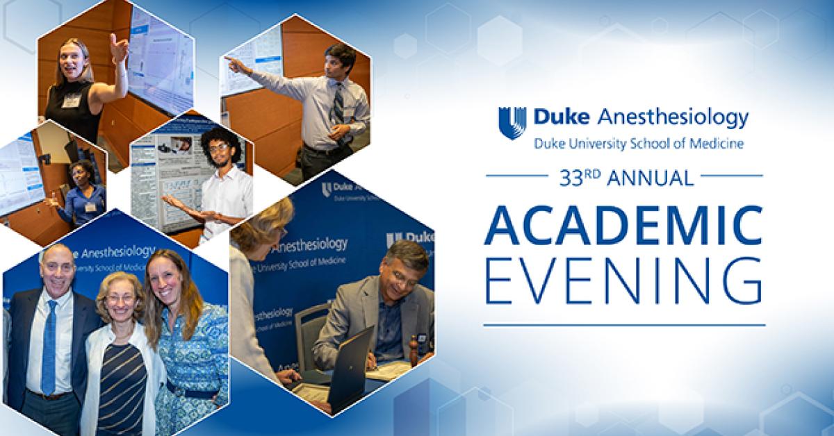 Propelling the Field of Anesthesia Forward | Duke Department of ...